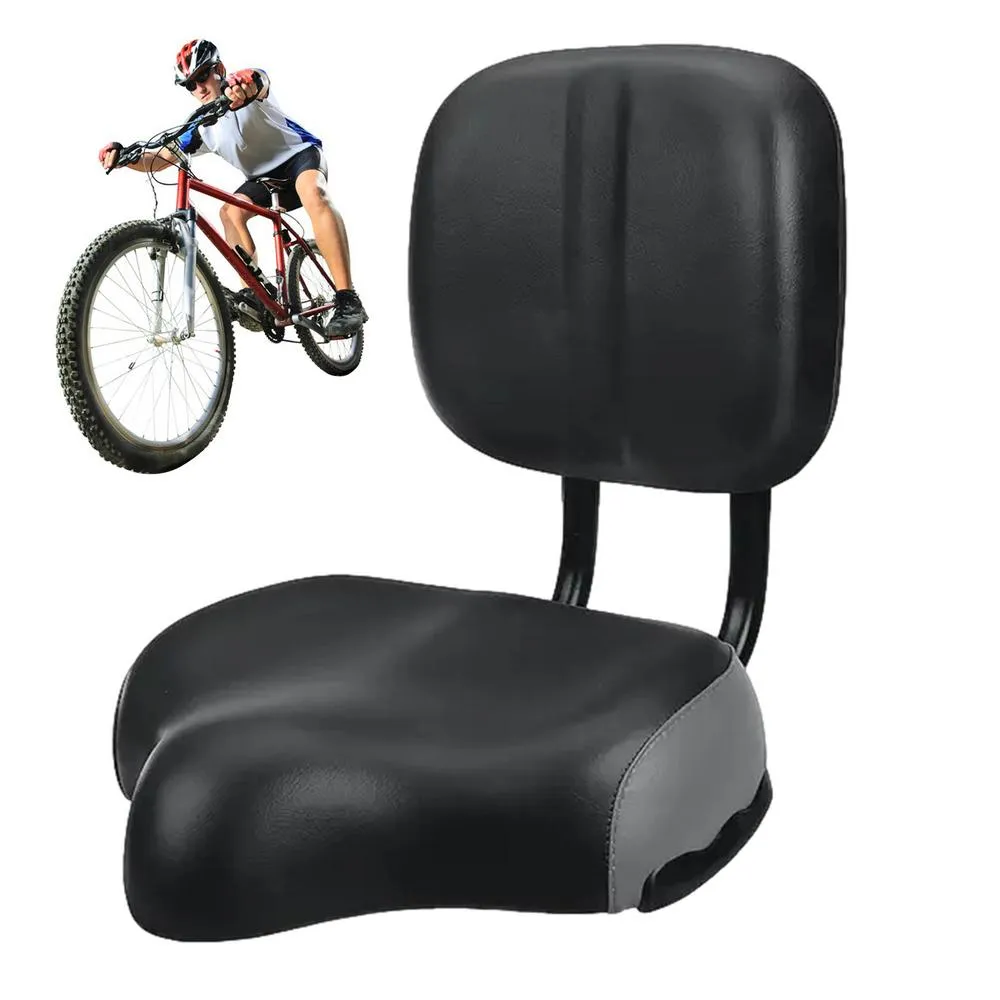 Universal Comfort Bicycle Seat Replacement - Oversized Memory Foam Bike ...
