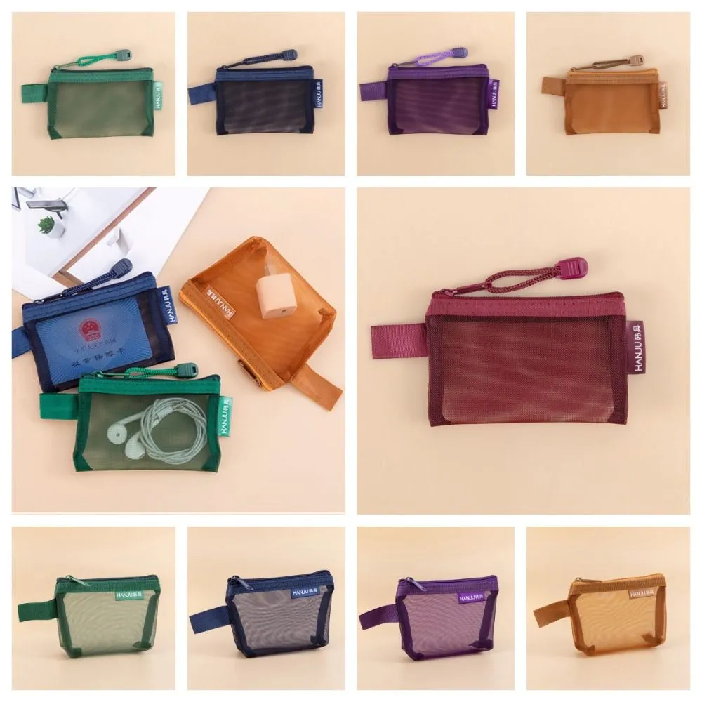 Mini Mesh Cosmetic Bag: Portable Small Item Pouch, Coin Purse ...
