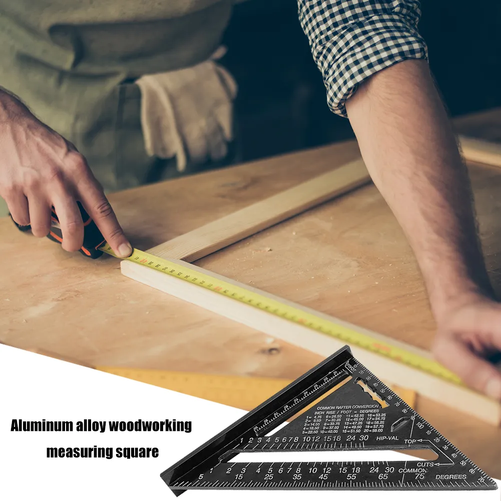 Ruler For Carpentry Aluminum Metric Measuring Ruler Woodworking Gauge ...