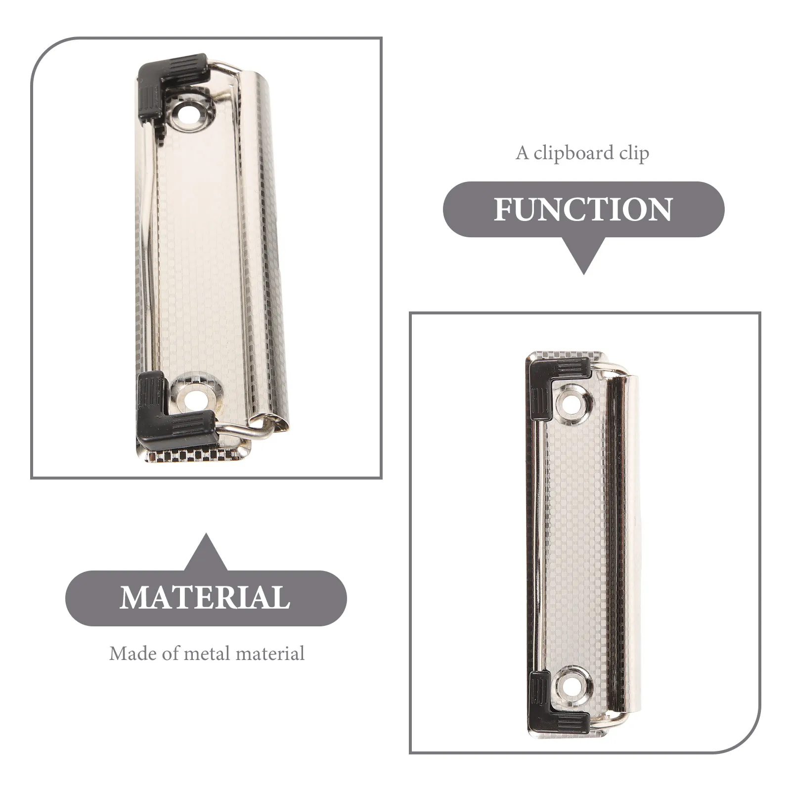 10-Pack Metal Clipboard with Writing Pad Holder for Students, Nurses ...