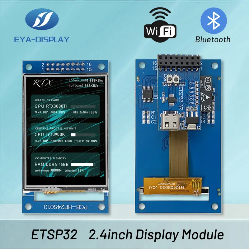 ESP32 Arduino LVGL WIFI&Bluetooth Development Board 2.4 240*320 Smart Display Screen 2.4inch LCD ...