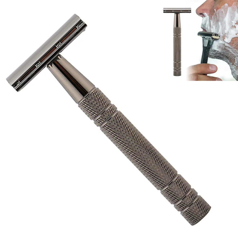 Double Edge Classic Safety Razor | Adjustable Shaver | 10 Detachable ...