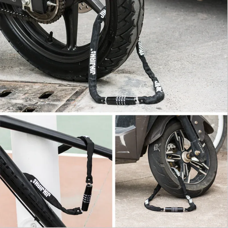 Anti-theft Bicycle Lock Chain for Mountain Bikes and Electric Vehicles ...