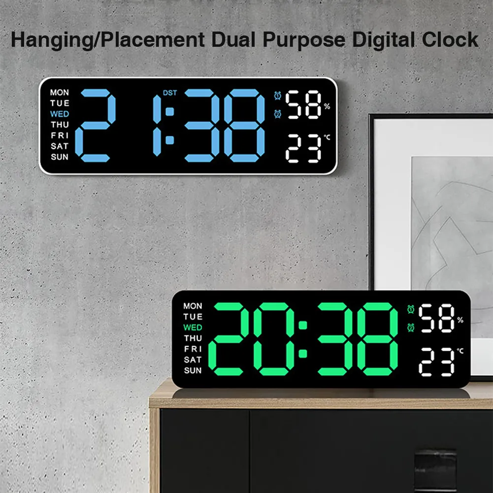 digital clock display full screen