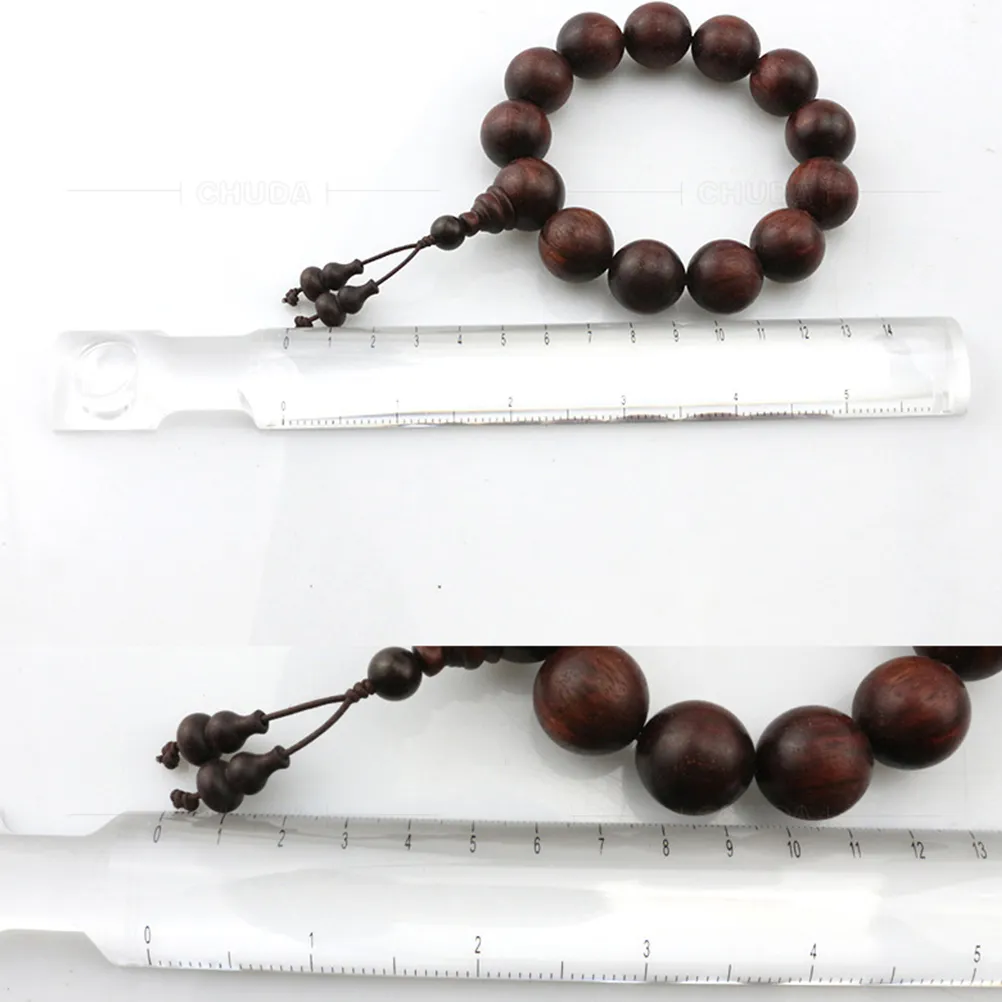 2X Magnifying Ruler Precision Measuring Tool Straight Ruler Glass Books ...