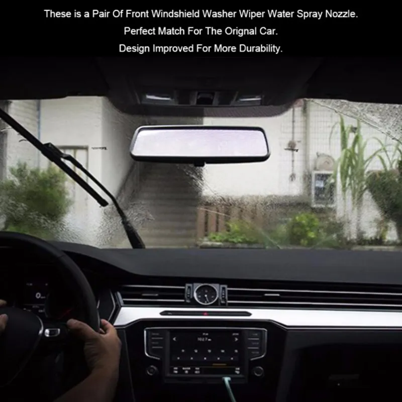 Universal Plastic Car Front Windshield Washer Wiper Water Spray Nozzle ...