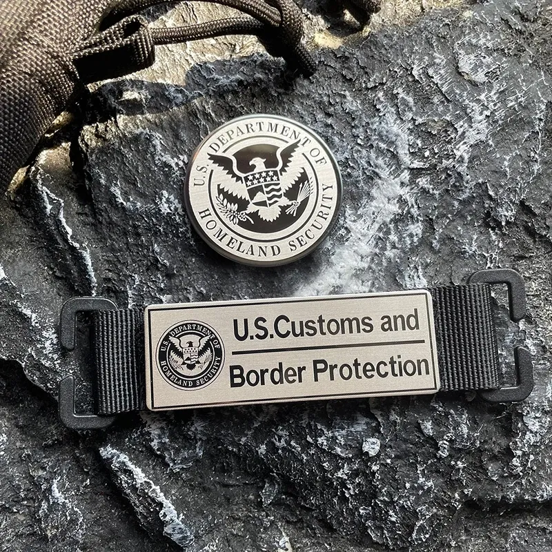 US Department of Homeland Security Metal Morale Emblem DHS Hook and ...