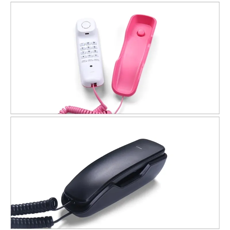 DHgate.com:Mini Fixed Landline Wall Phone: Elegant Home & Office Wall ...