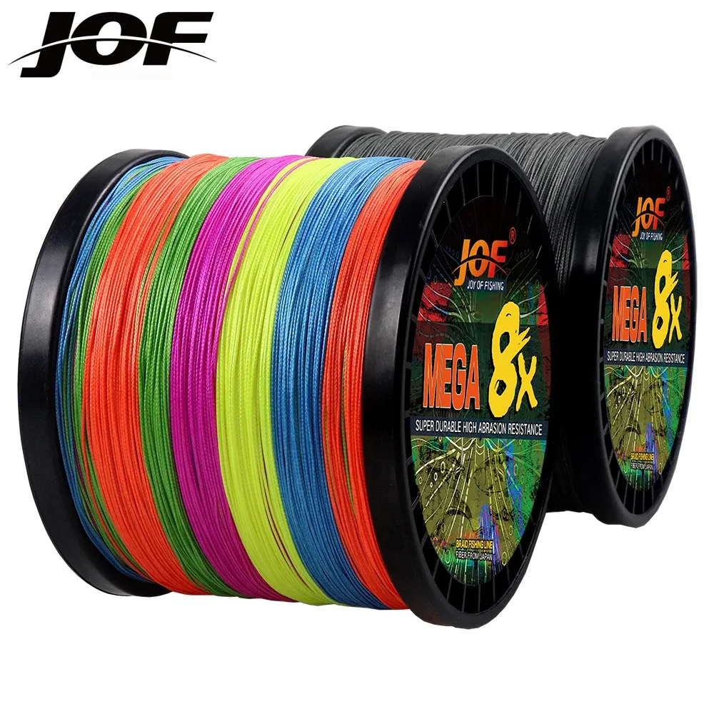 8 Strand Multicolor Braided PE Fishing Line 22-78LB for Carp Wire ...