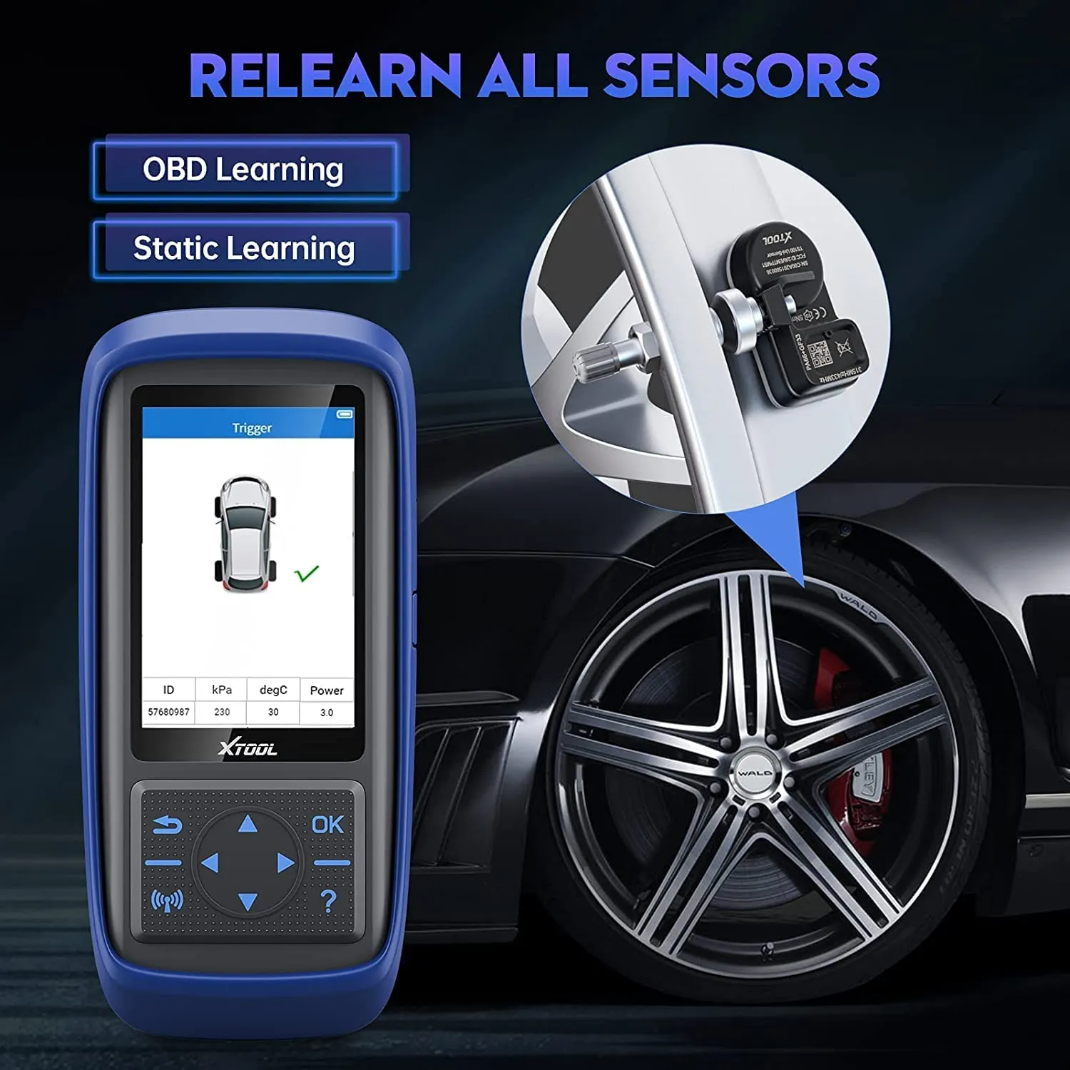 DHgate.com:XTOOL TP150 TPMS Diagnostic Tool & Tire Repair Kit with OBD2 ...