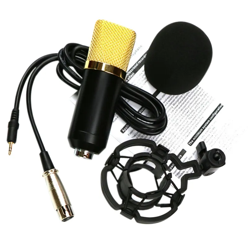 DHgate.com:BM700 Microphone Condenser, USB Computer Microphone Kit with ...