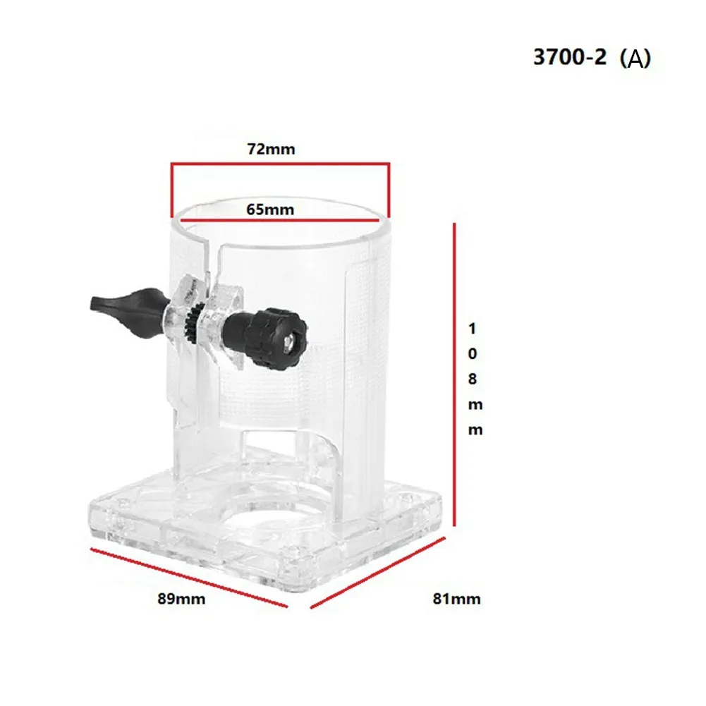 2024 Upgraded Clear Acrylic Trimming Router Base Plate Set for ...