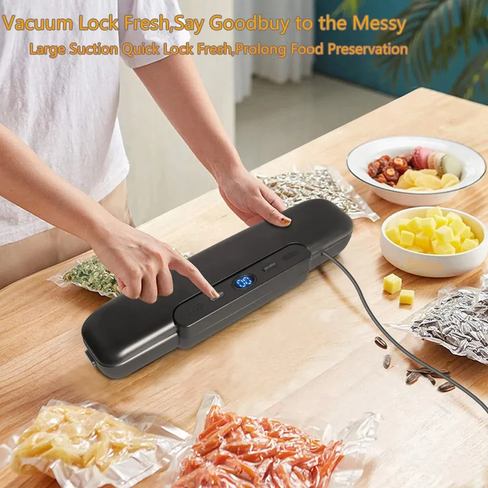 DHgate Vacuum Sealer Machine Automatic Food Sealer for Airtight Sous Vide Preservation Includes EU Plug Bags Household Appliances