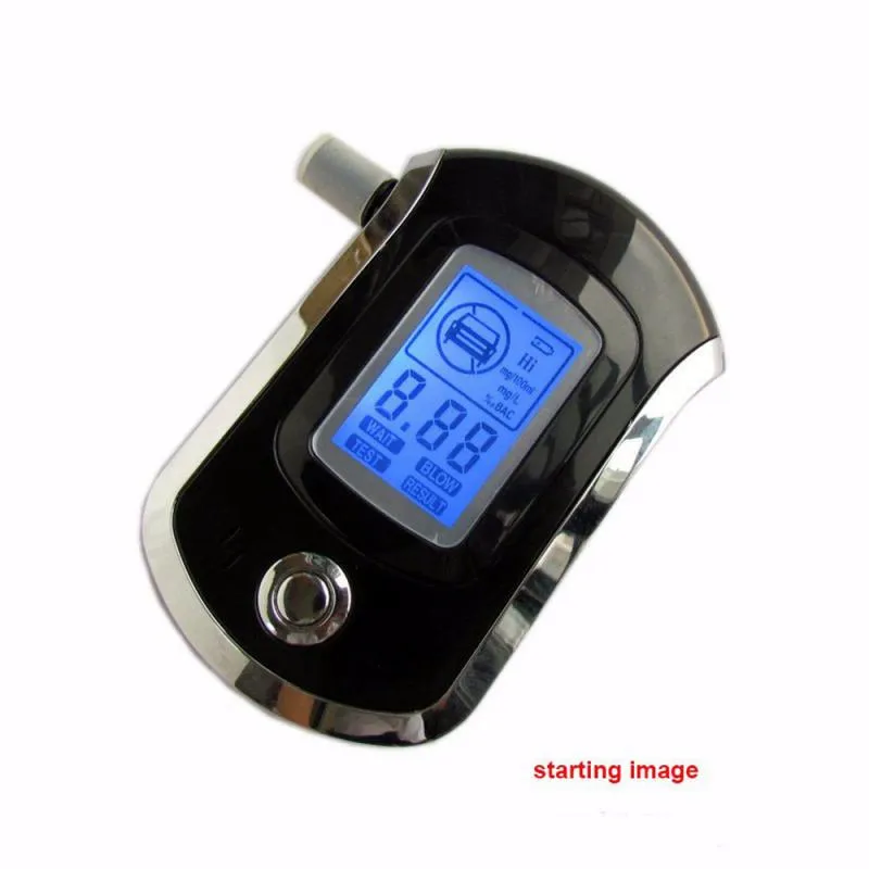 Professional Digital Breathalyzer Alcohol Tester AT6000 with Accurate ...