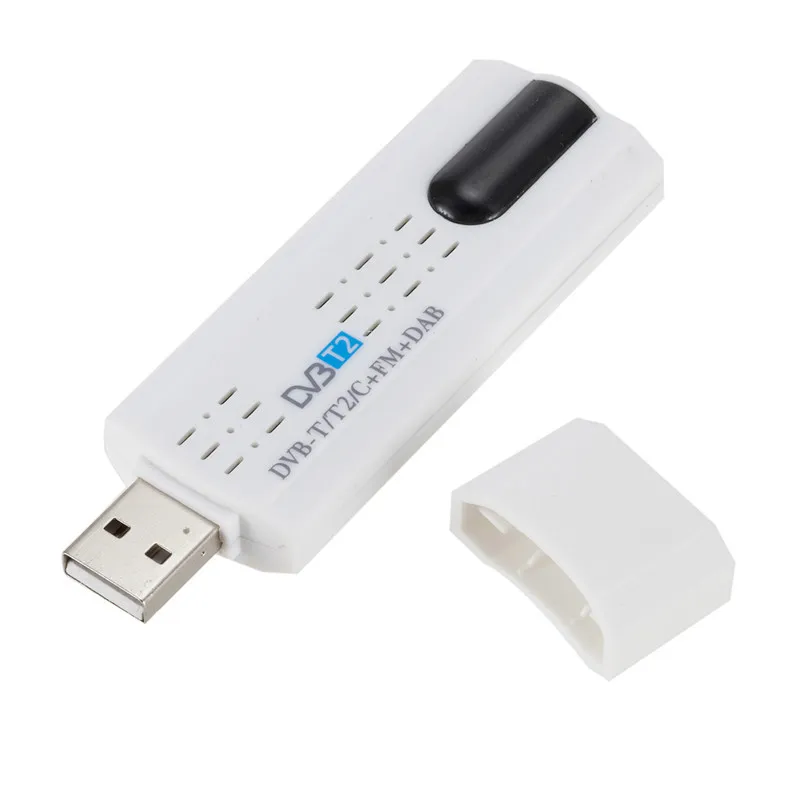 Digital Satellite DVB-T2 USB TV Stick Compatible with DVB-T2/DVB-C/FM ...
