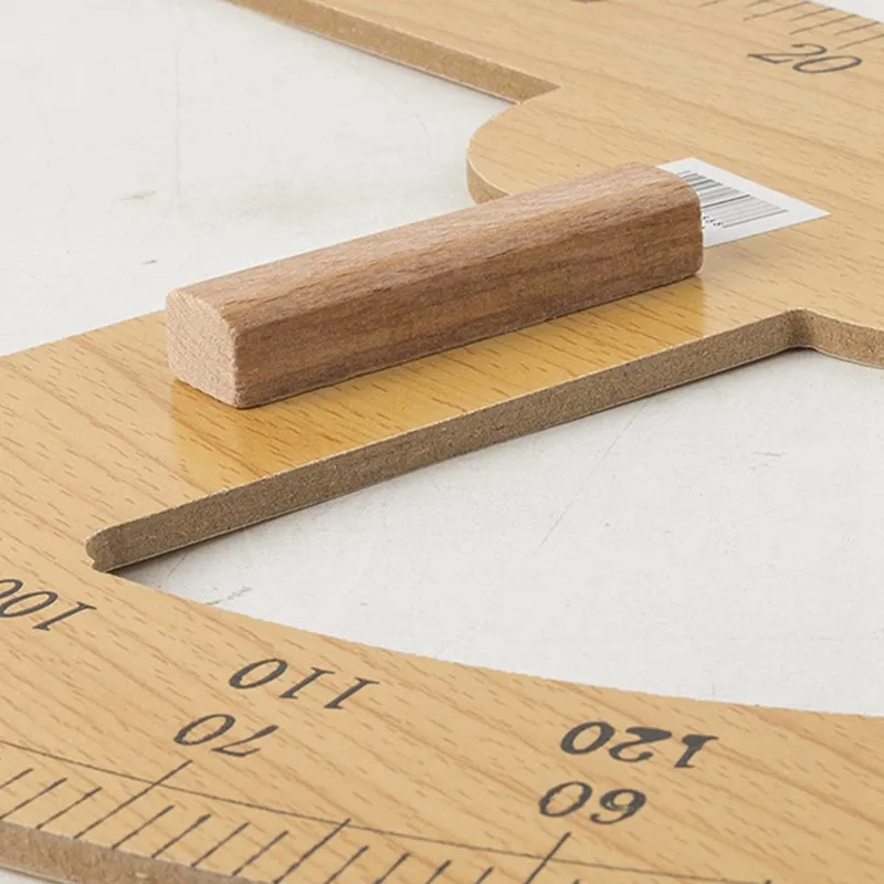 Drafting Pencils Wood Maths Geometry Set: Compass, Triangle Ruler ...