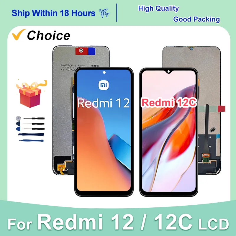 DHgate.com:22127PC95I For Xiaomi Redmi 12C LCD Screen Replacement, POCO ...
