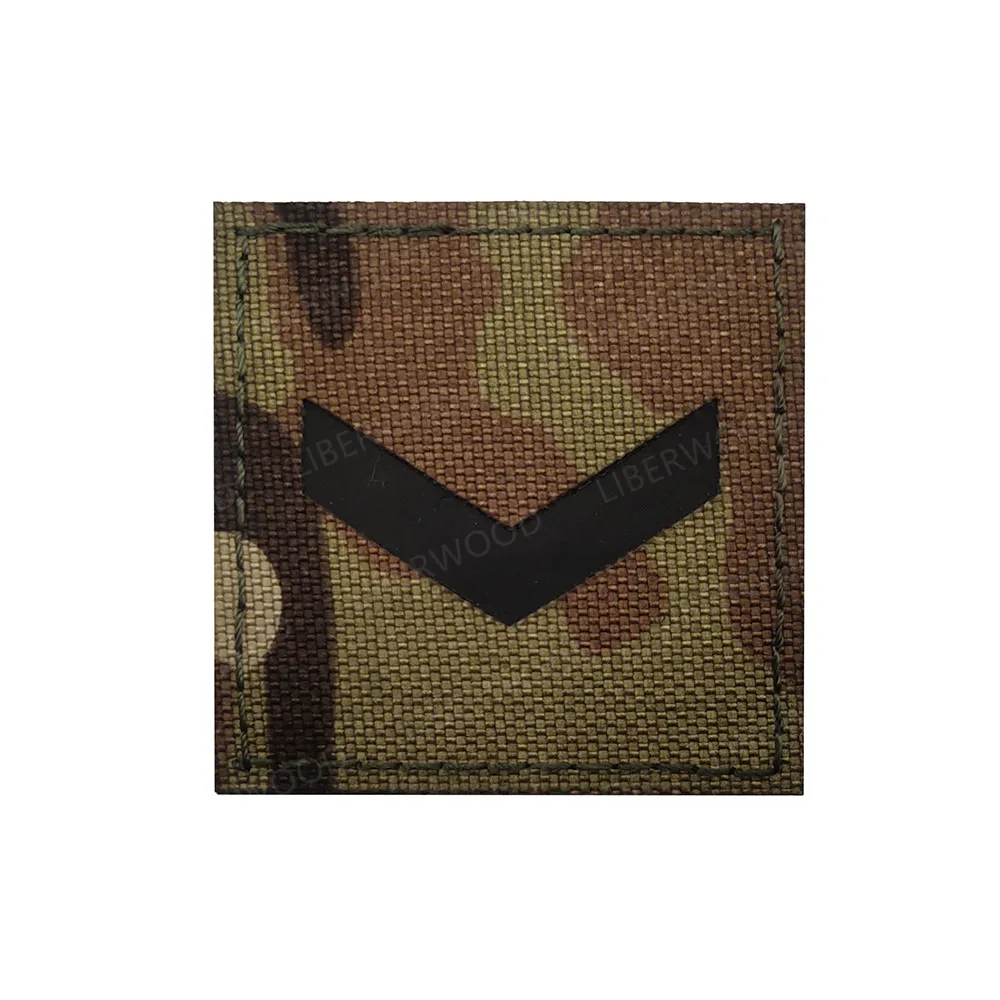 British Flag Army Infrared Reflective IR Patch Uniform Shoulder Armband ...