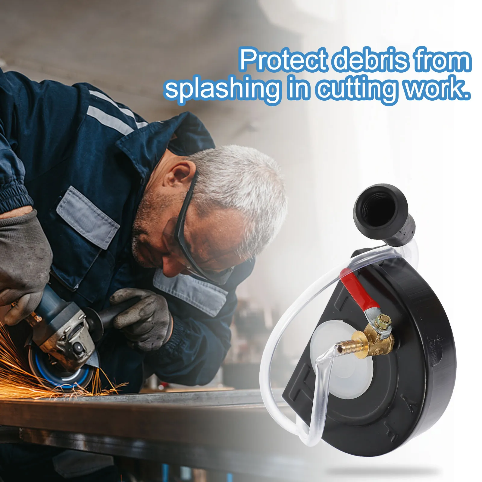 Angle Grinder Dustproof Cover with Water Inlet for 5 in Grinding Wheels ...