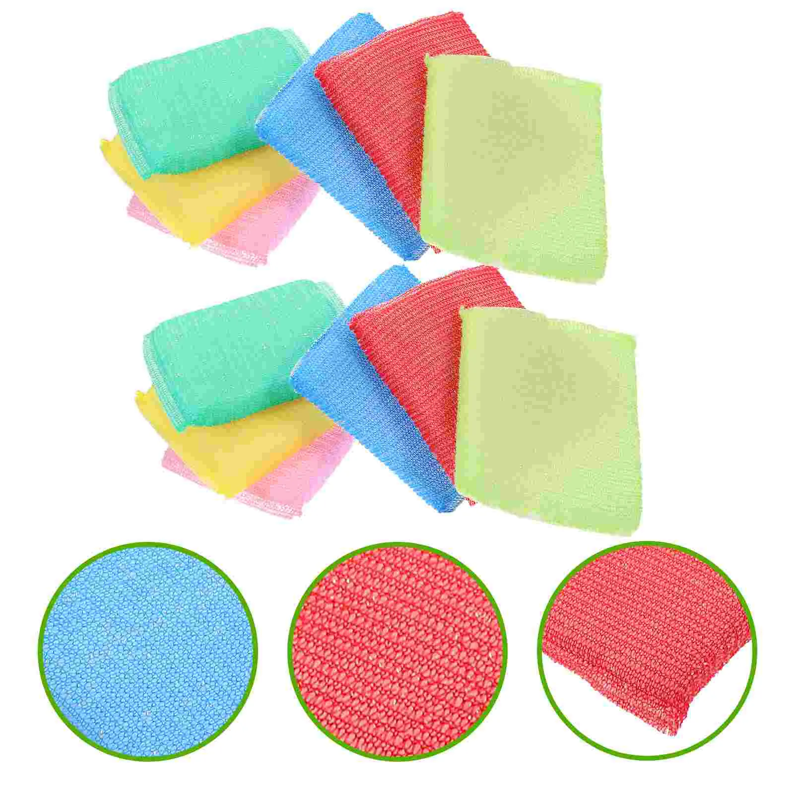Non-Scratch Dish Cleaning Sponges, 12-Pack Cellulose Scrubber Pads for ...