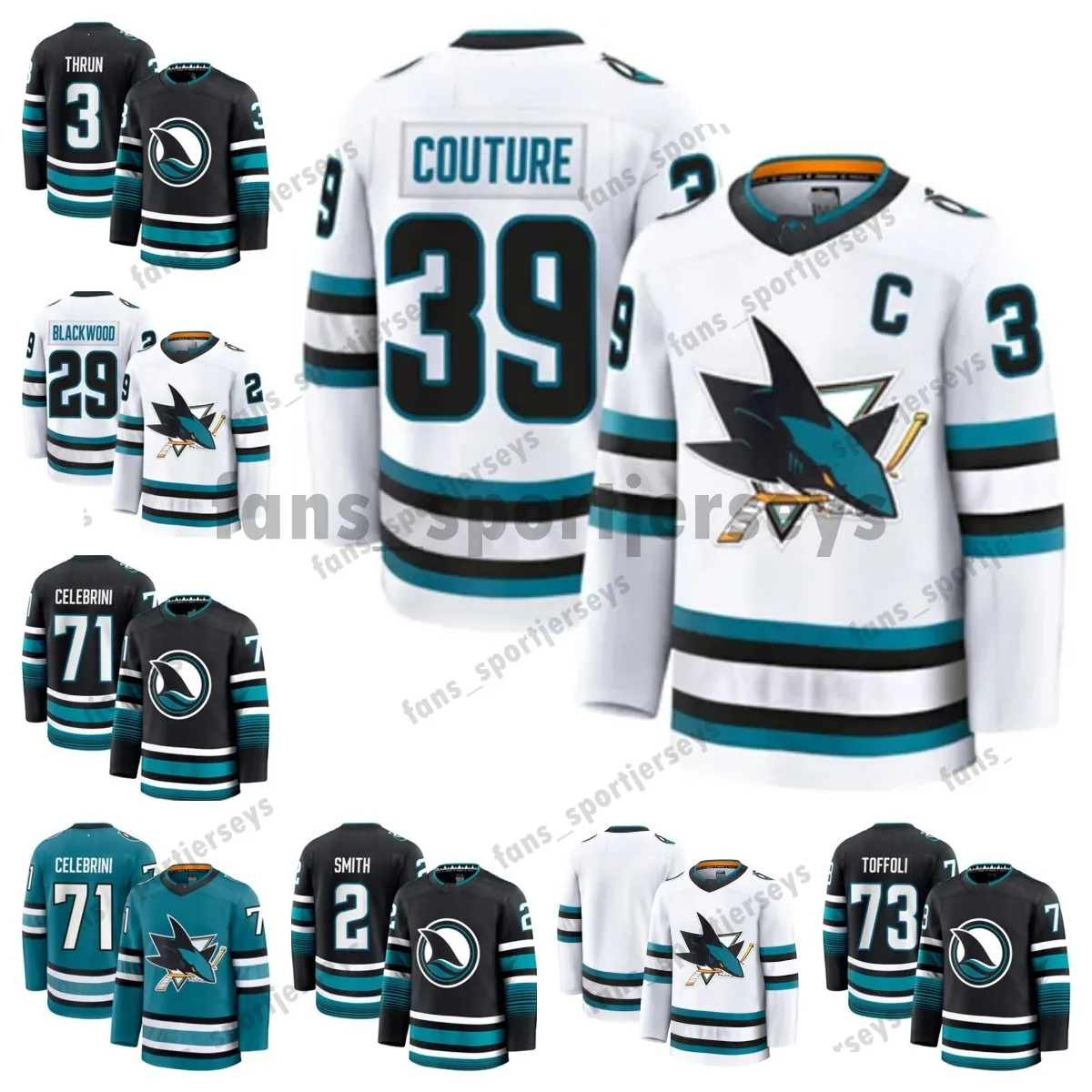 71 Macklin Celebrini Hockey Jersey Logan Couture,... From Fans ...