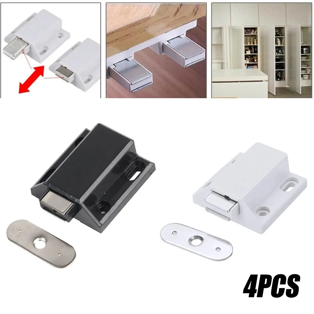 DHgate.com:White 4 Pcs Self-Adhesive Push to Open Door Drawer Cupboard ...