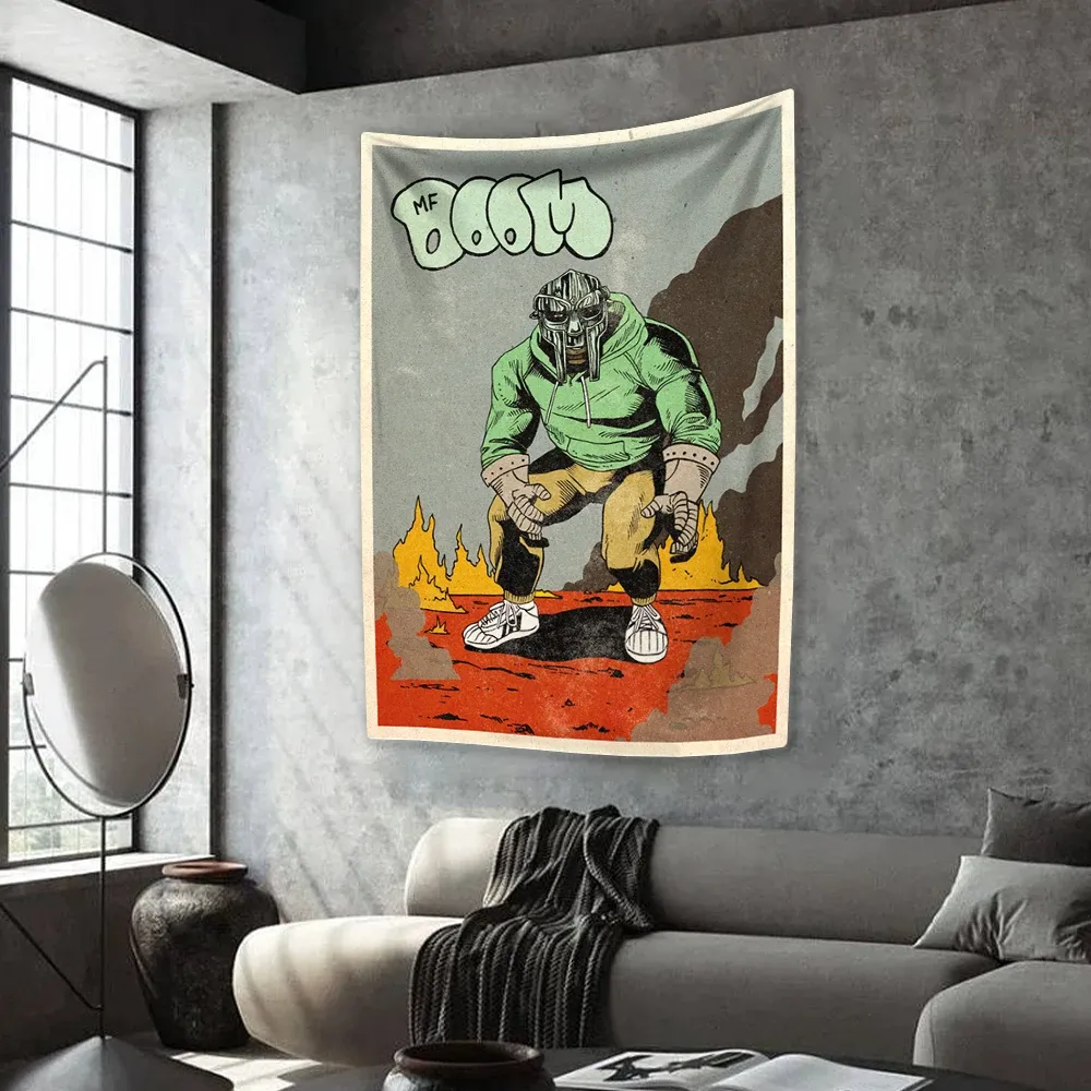 American Hip Hop Singer Printed Polyester Tapestry Wall Hanging 60 × 51 ...