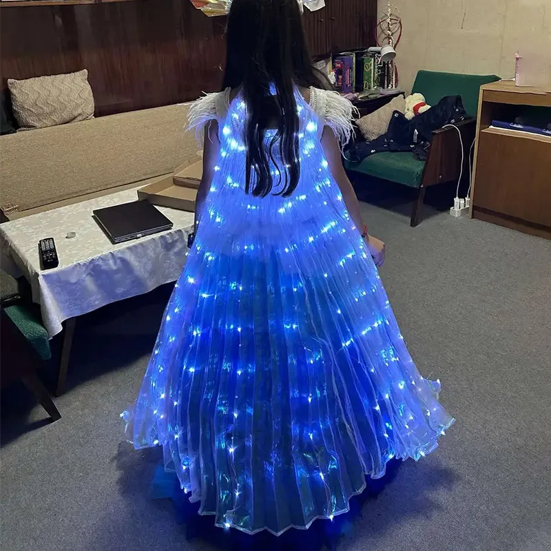Fairy Butterfly Wings: Colorful LED Dance Props With Stick For Children ...