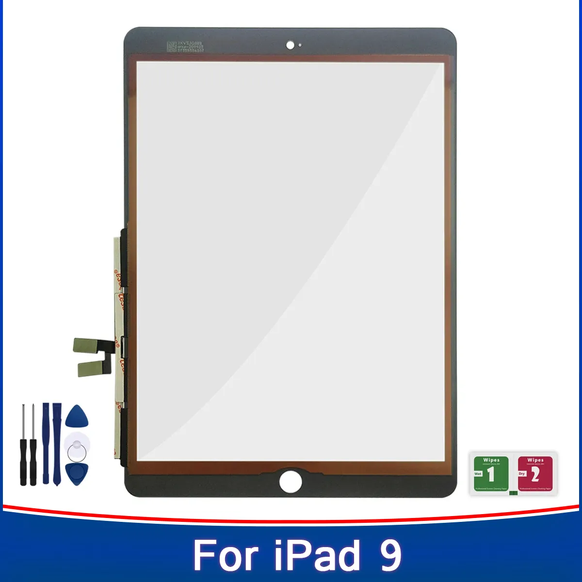 iPad 9 10.2 2021 Touch Screen Digitizer Glass Panel Front Replacement ...