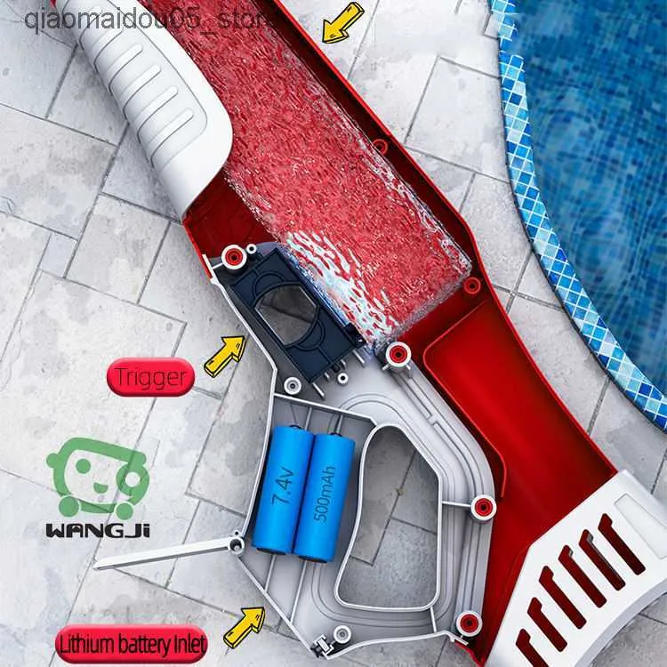Electric Automatic Water Shooter Toy: High Capacity Super Soaker For ...