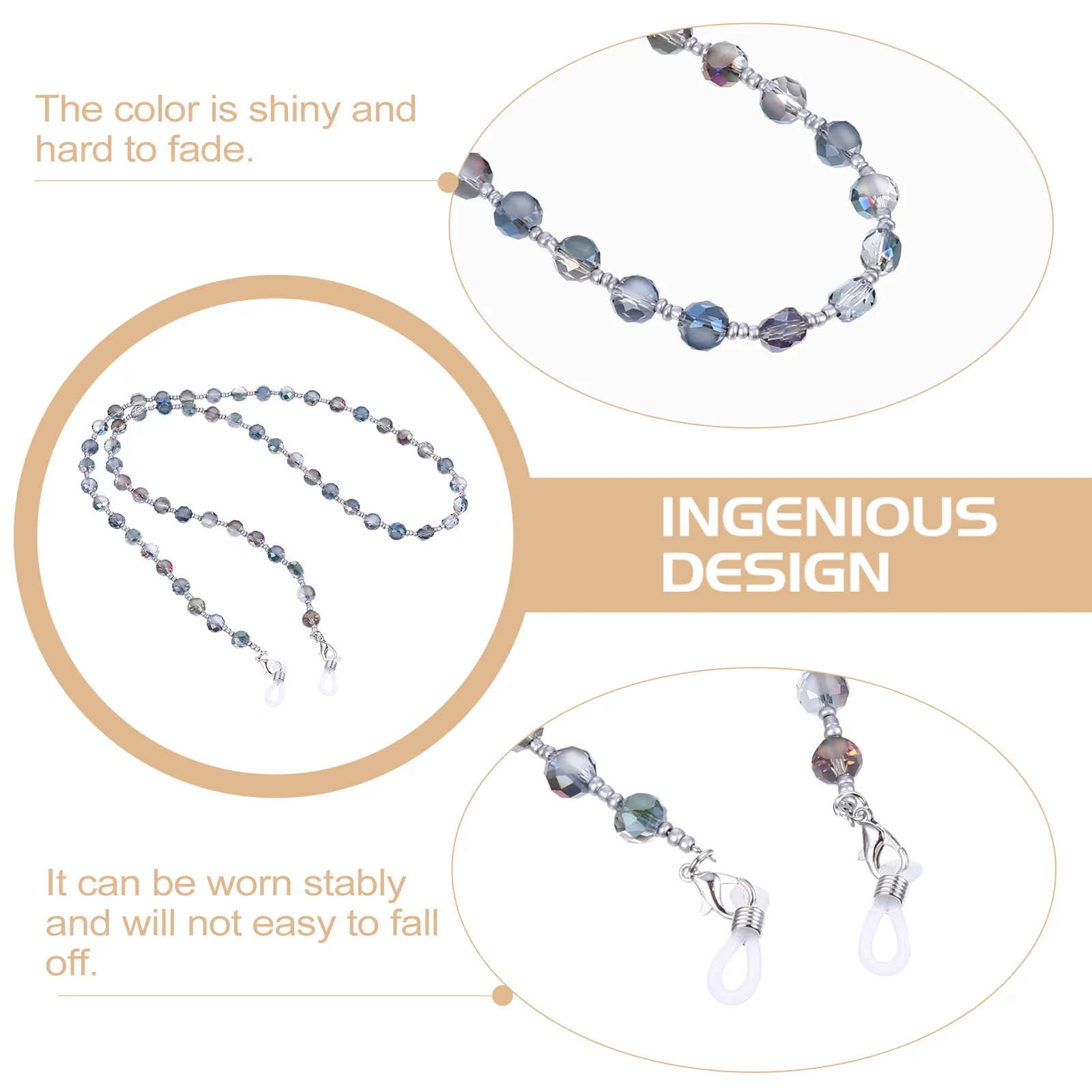 DHgate.com:"Stylish Mask Chains: 6-Pack Glasses Accessory Lanyards for ...