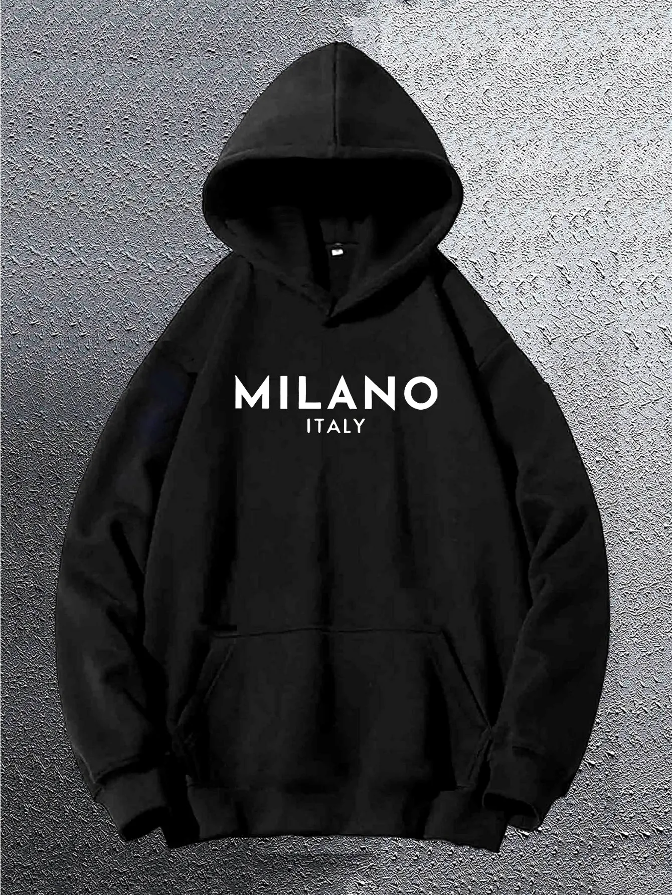 Milan Mens Long Sleeve Hoodie Soft Stretch Fabric, Practical Pockets ...