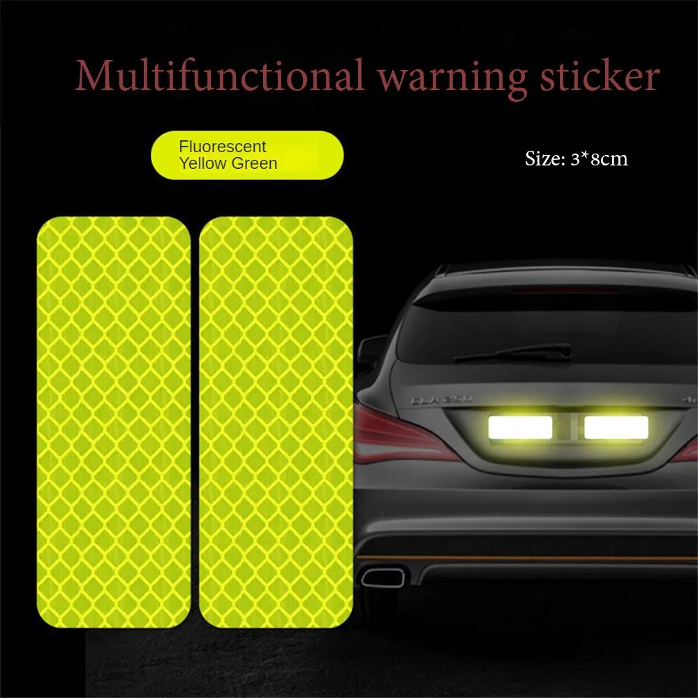Door Warning Reflective Sticker No Damage To The Car Paint Safety ...