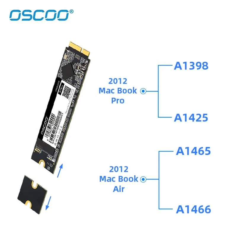 DHgate.com:OSCOO SSD 256GB-1TB M.2 2280 SATA SSD for Macbook Pro/Air ...
