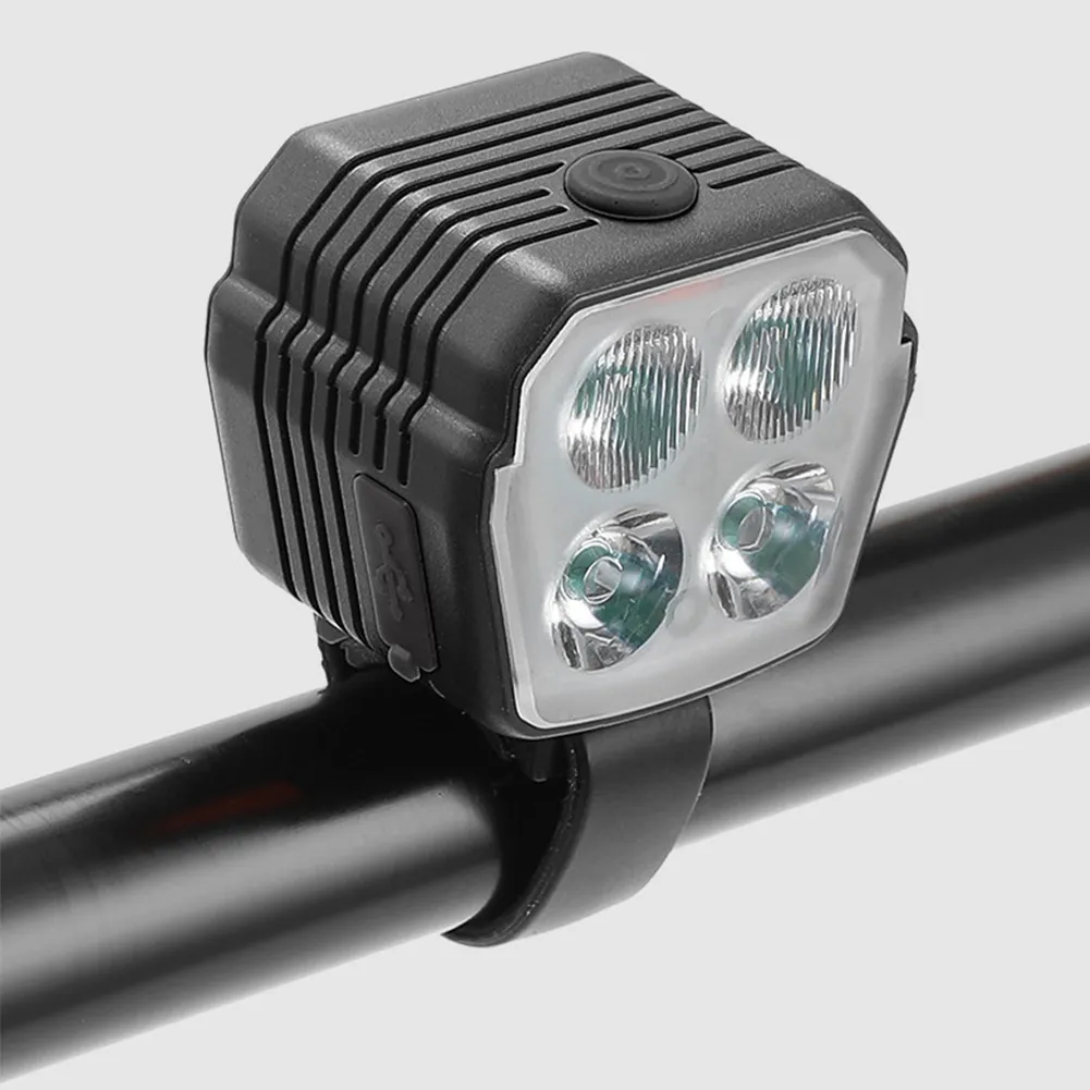 LED Bike Front Light Front Bike Headlight USB Charging With Horn Bike ...