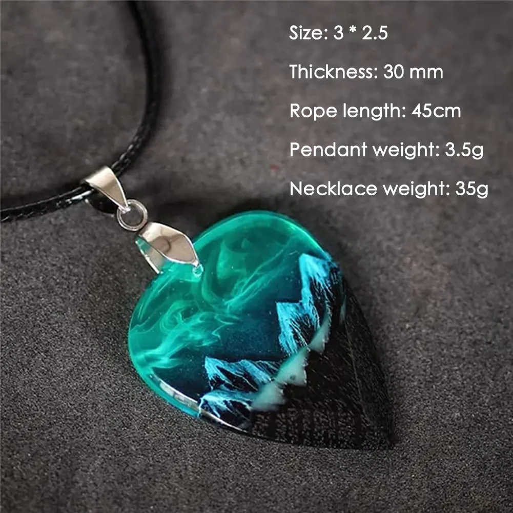 DHgate.com:Northern Lights Guitar Pick Necklace: Retro Handmade Epoxy ...