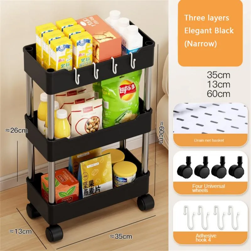 DHgate.com:Space-Saving Storage Trolley: Durable, Versatile Cart for ...