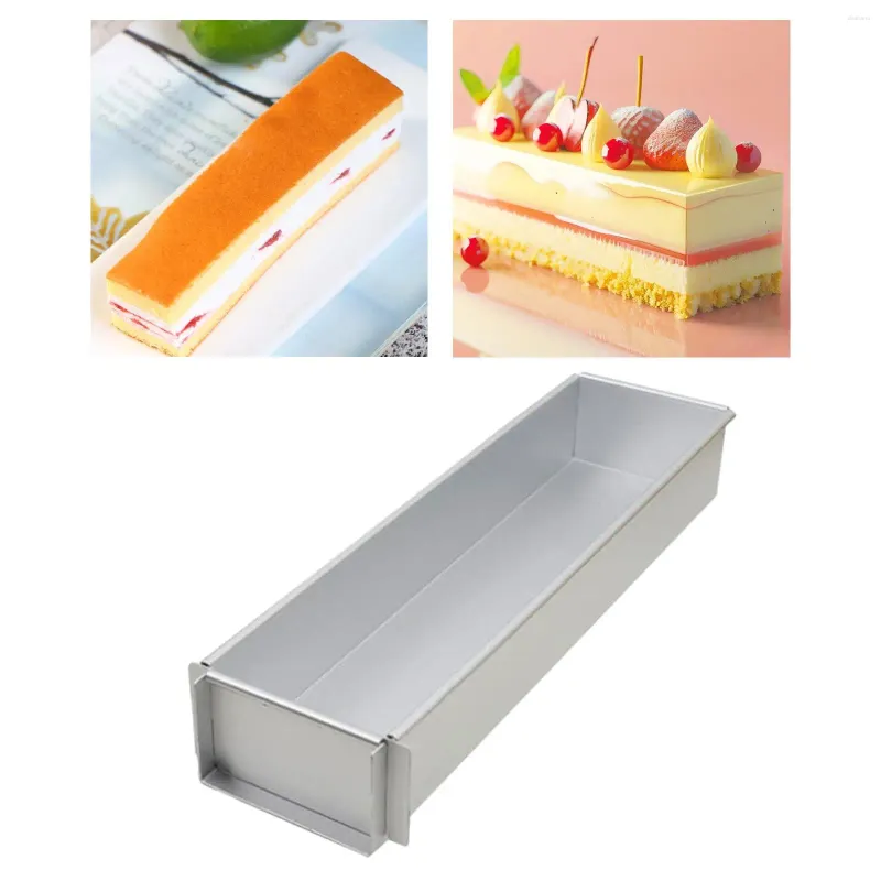 Baking Moulds Brownie Cake Model Tiramisu Pan Rectangular Aluminum Alloy Cheesecake For Pastry ...