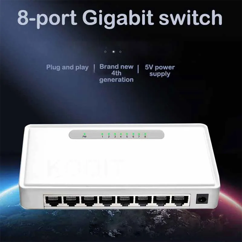 1000M Ethernet Network network hubs and switches with...