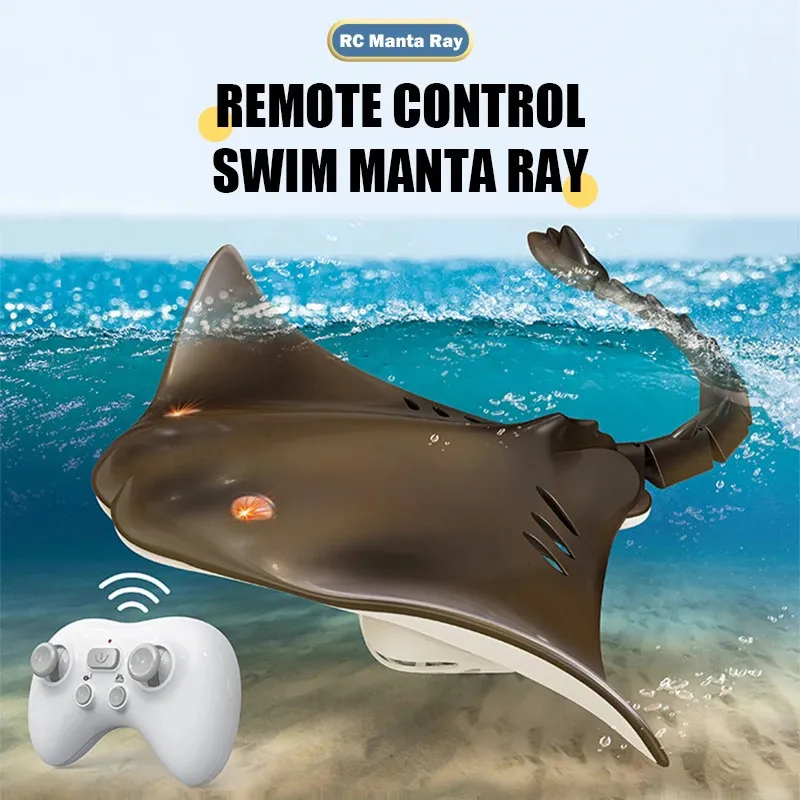 Biomimetic Manta Ray RC Boat Toy: 2.4G Remote Control Electric Water ...