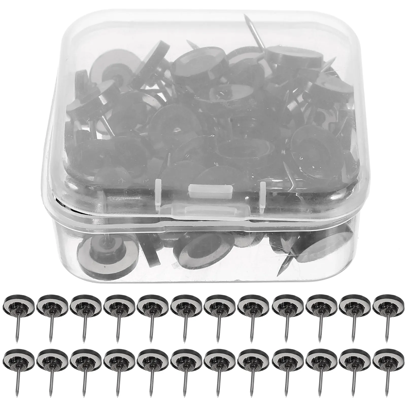 Cute Office Decor Round Plastic Push Pins Decorative Thumb Tacks For ...