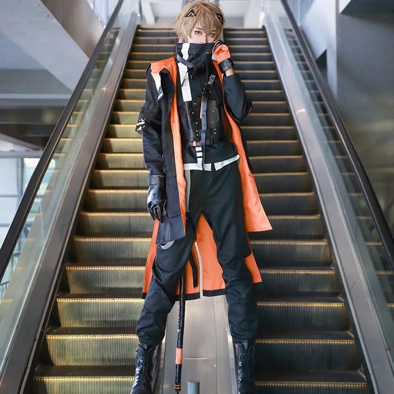 Cos Kiki Anime Vtuber Luxiem Nijisanji Alban Knox Suit Cosplay Costume ...