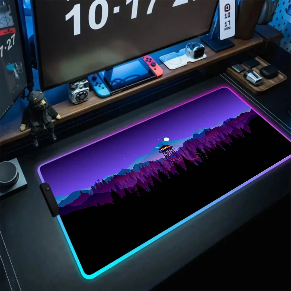 Gaming Mousepad XXL: Extra Large Luminous LED Mouse Pad For PC Gamers ...