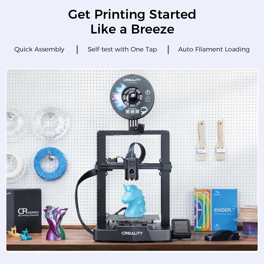 DHgate.com:CREALITY ENDER-3V3KE 3D Printer with Fast Printing, 500mm/s, Smart Creality OS ...