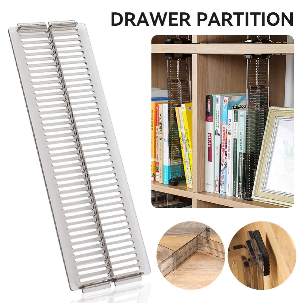 DHgate.com:2024 Transparent Retractable Drawer Dividers - Durable ...