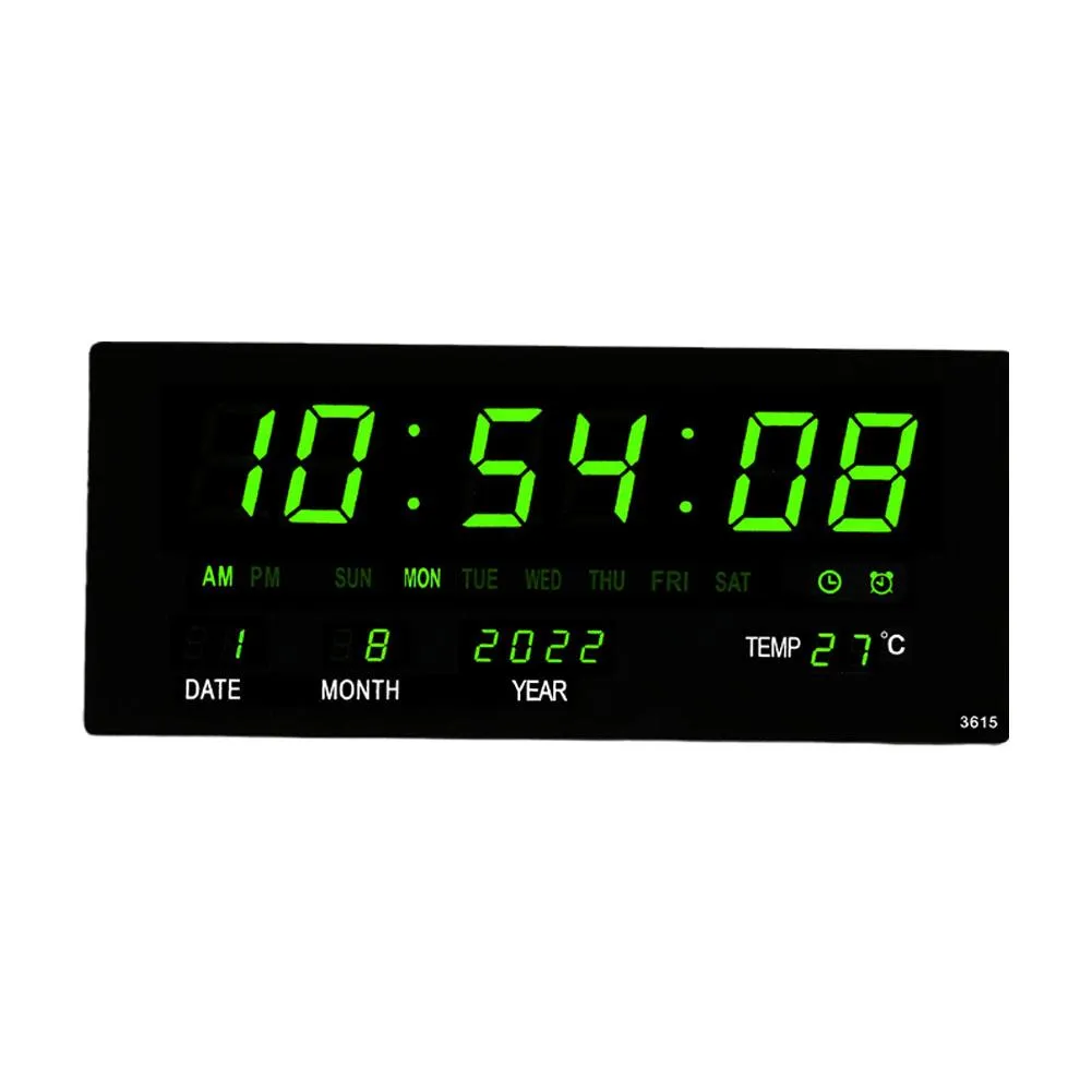 Multifunctional LED Digital Alarm Clock: Stylish Desktop Plug-in Clock ...
