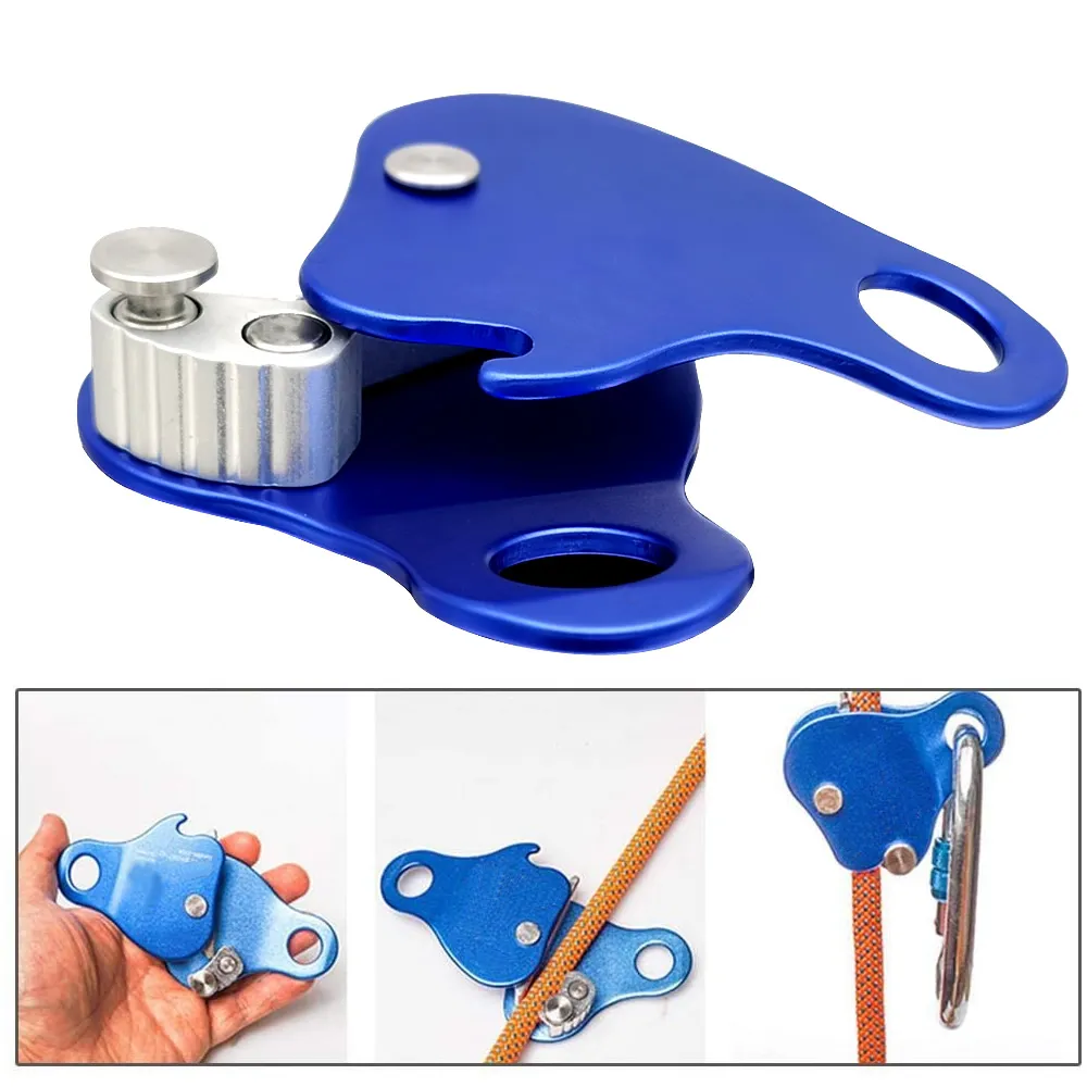 Outdoor Climbing Rope Grip With Fall Arrest Clamp Portable Climbing ...