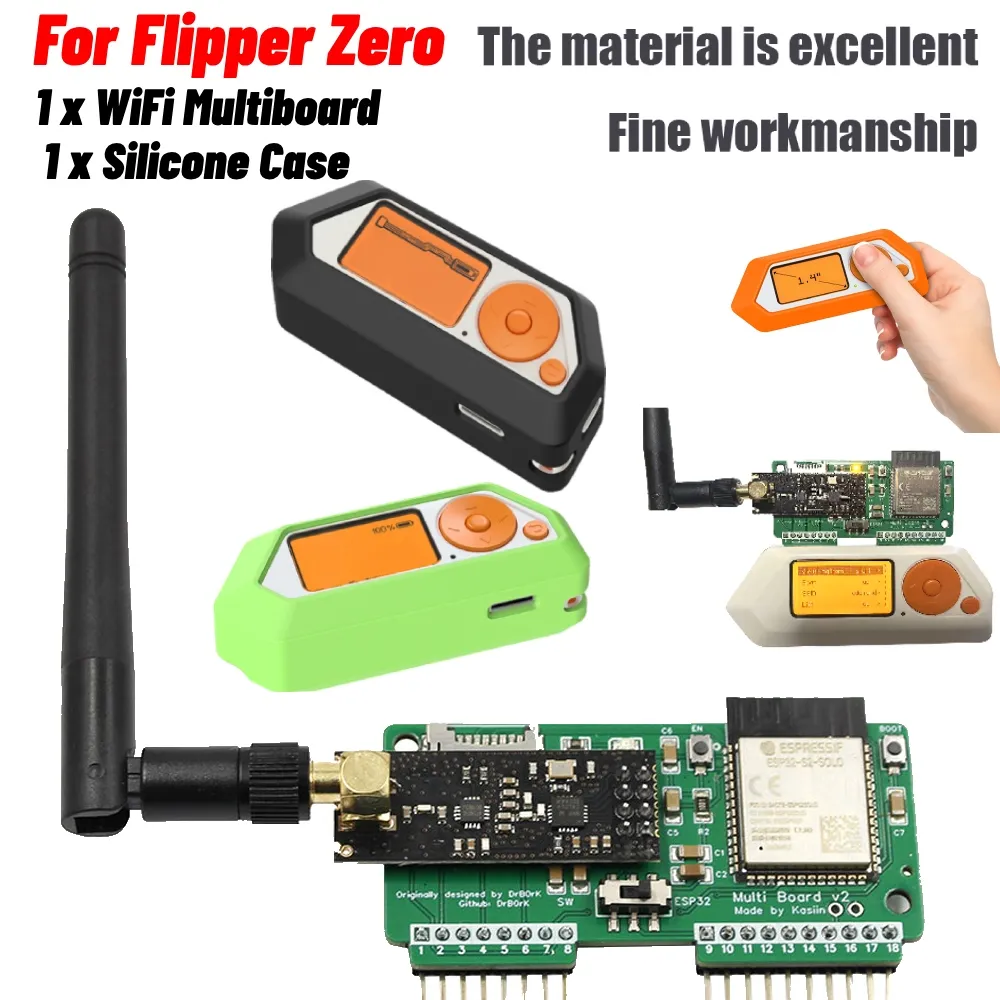 Portable Silicone Protective Case Screen For Flipper Zero WiFi Multiboard NRF24+ESP32 ...