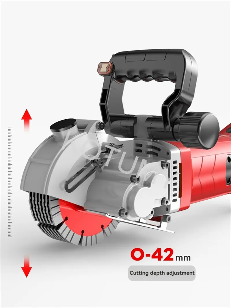 Concrete Circular Saw With Laser 220V Electric Wall Chaser Groove ...