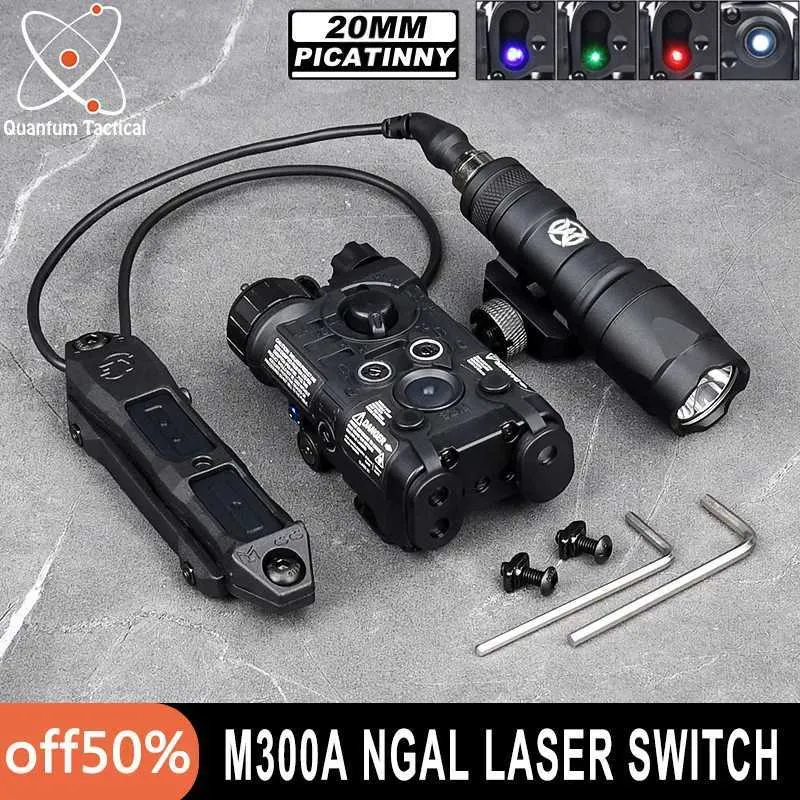 Tactical Red Dot Indicator & M300A Reconnaissance Light Red/Green/Blue ...
